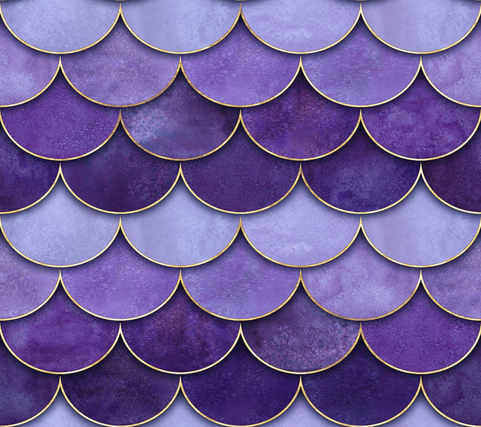 6 Gorgeous Mermaid Scales Patterns Tumbler Template Design for | Etsy