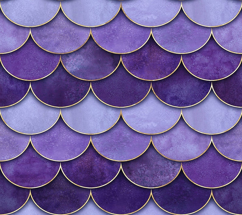 6 Gorgeous Mermaid Scales Patterns Tumbler Template Design for | Etsy