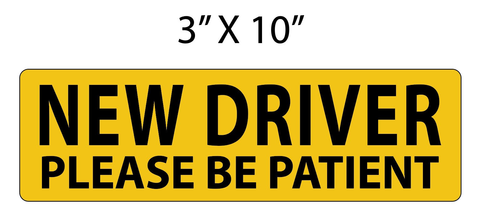 Student Driver New Driver Magnets 3 Sizes to Choose From | Etsy