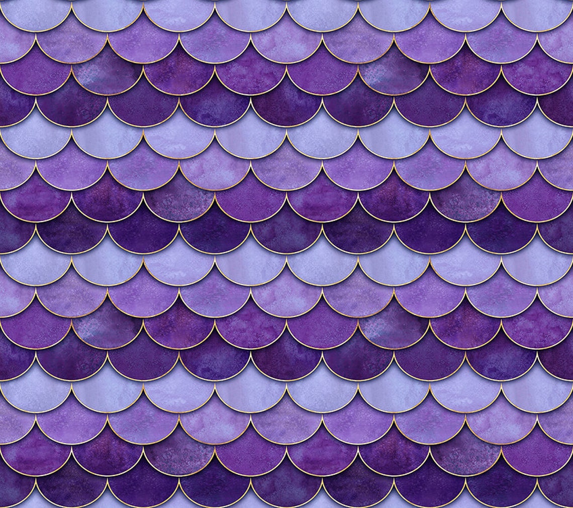 6 Gorgeous Mermaid Scales Patterns Tumbler Template Design for - Etsy