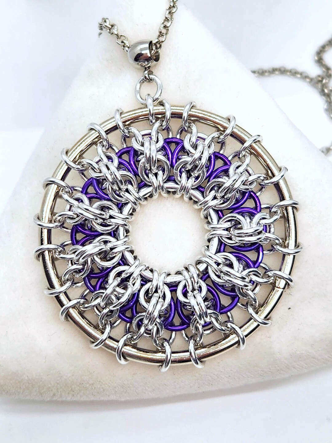 Sprite Circle Pendant - Etsy