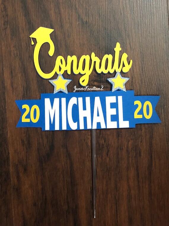 Graduation Cake Topper Class of 2020graduation Centerpiece | Etsy