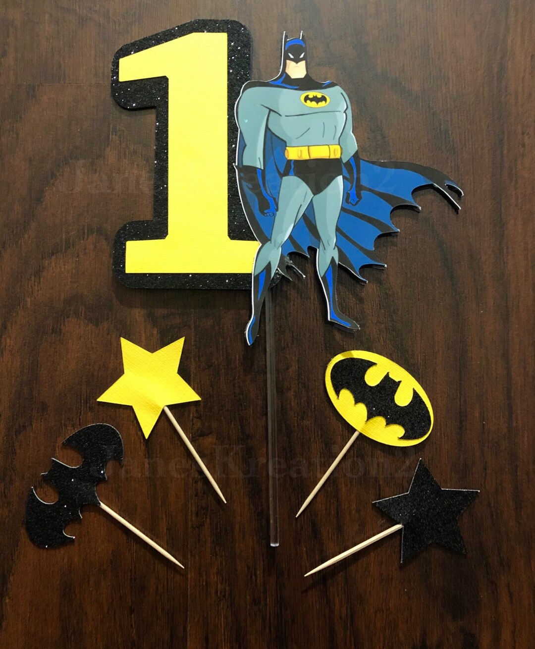 Bat Cake Topper, Superhero Birthday, Superhero Cake Topper, Kids ...
