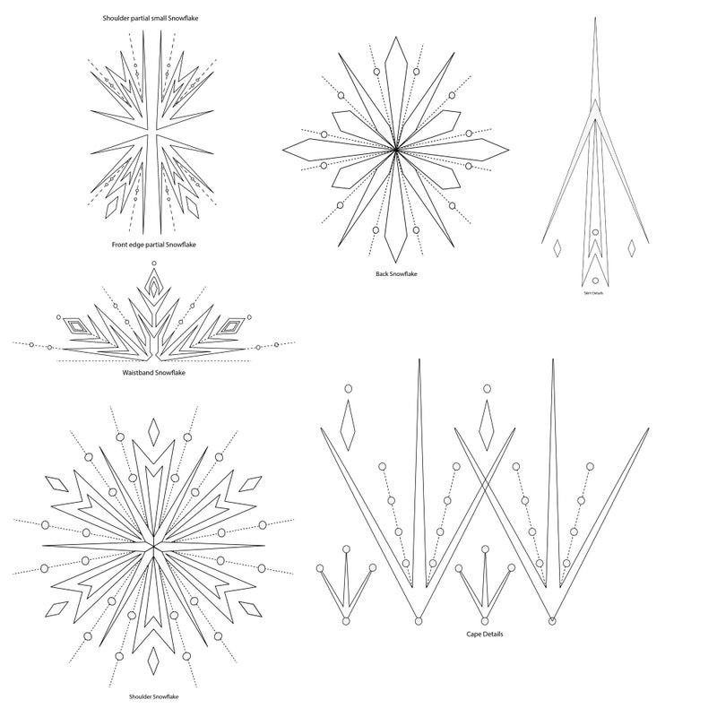 Elsa Snowflake - Etsy