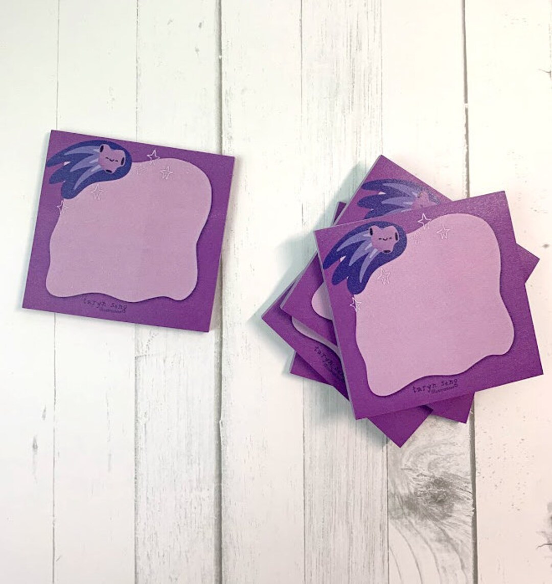 Cute Comet Sticky Note - Cute Sticky Notes - Space Theme Notepads ...