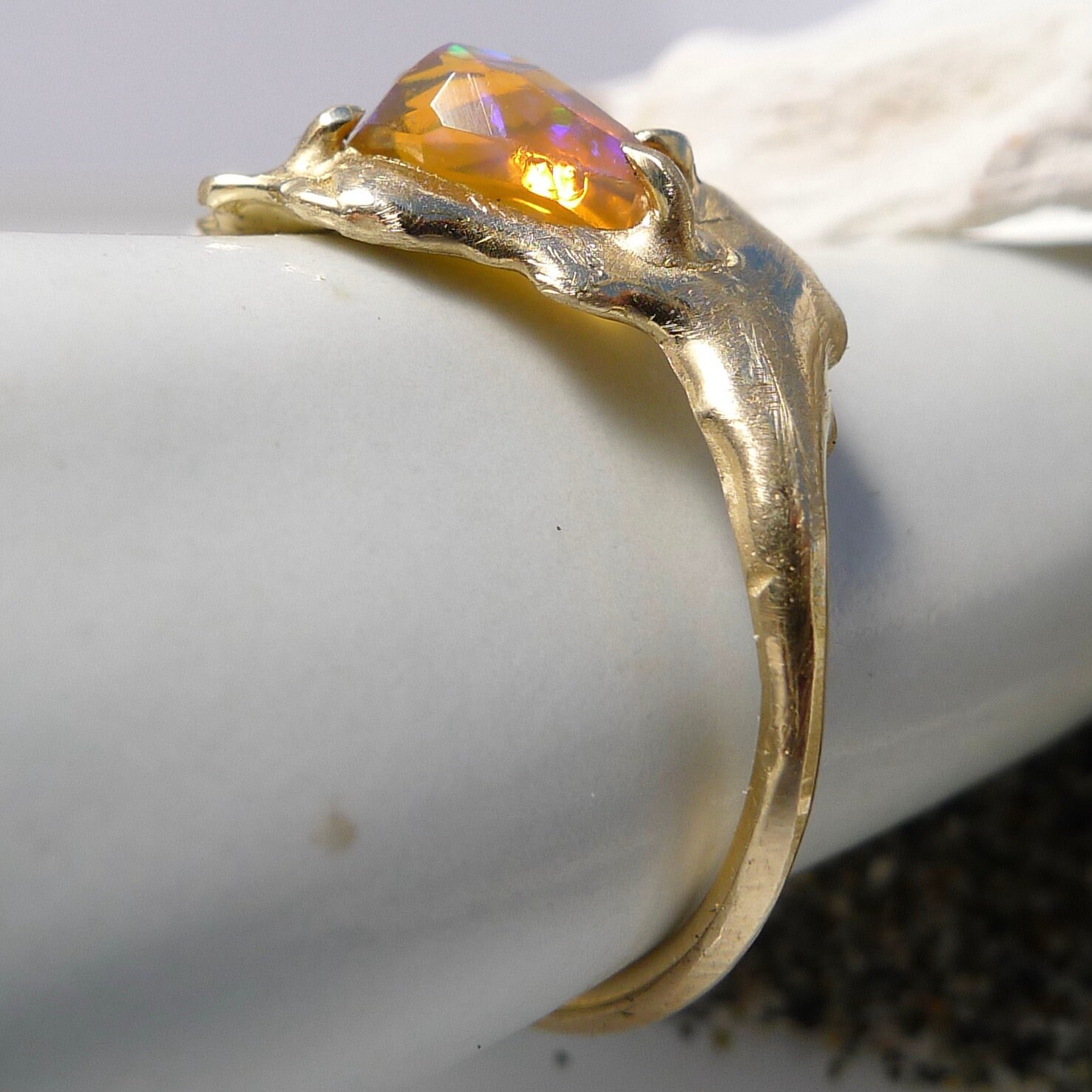 Salt Marsh Shapeshifter Opal Ring - Etsy