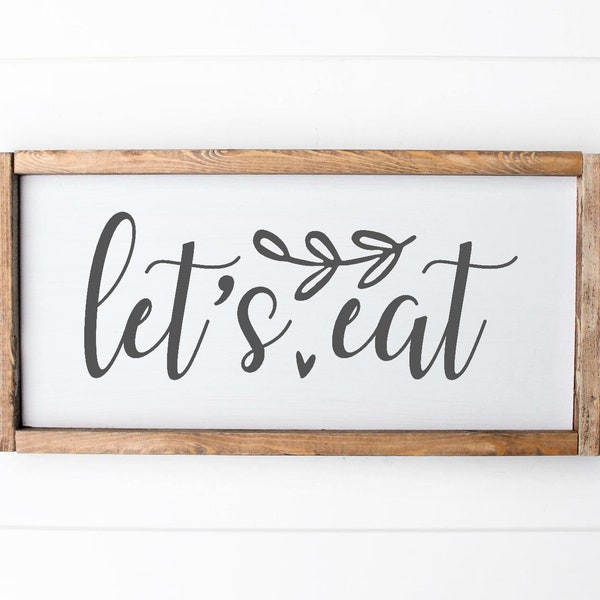 Eat Sign - Etsy