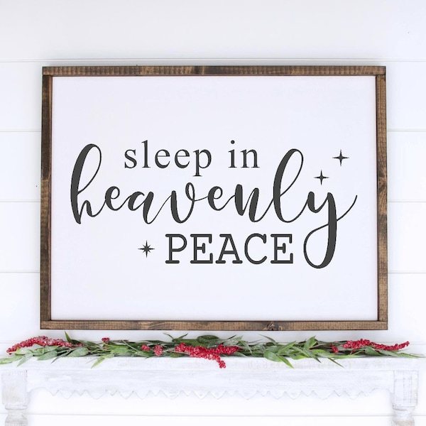 Sleep in Heavenly Peace Sign - Etsy
