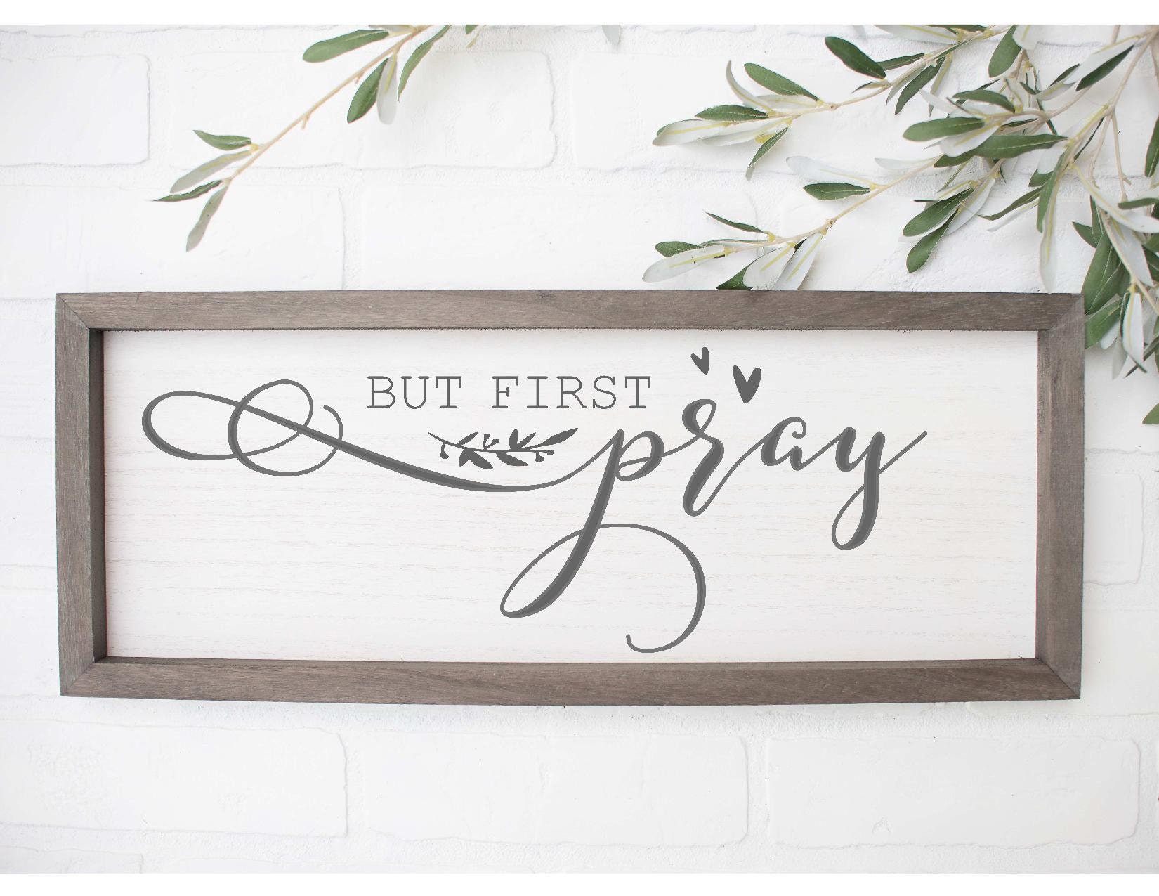 But First Pray SVG Pray SVG Religious Christian SVG | Etsy