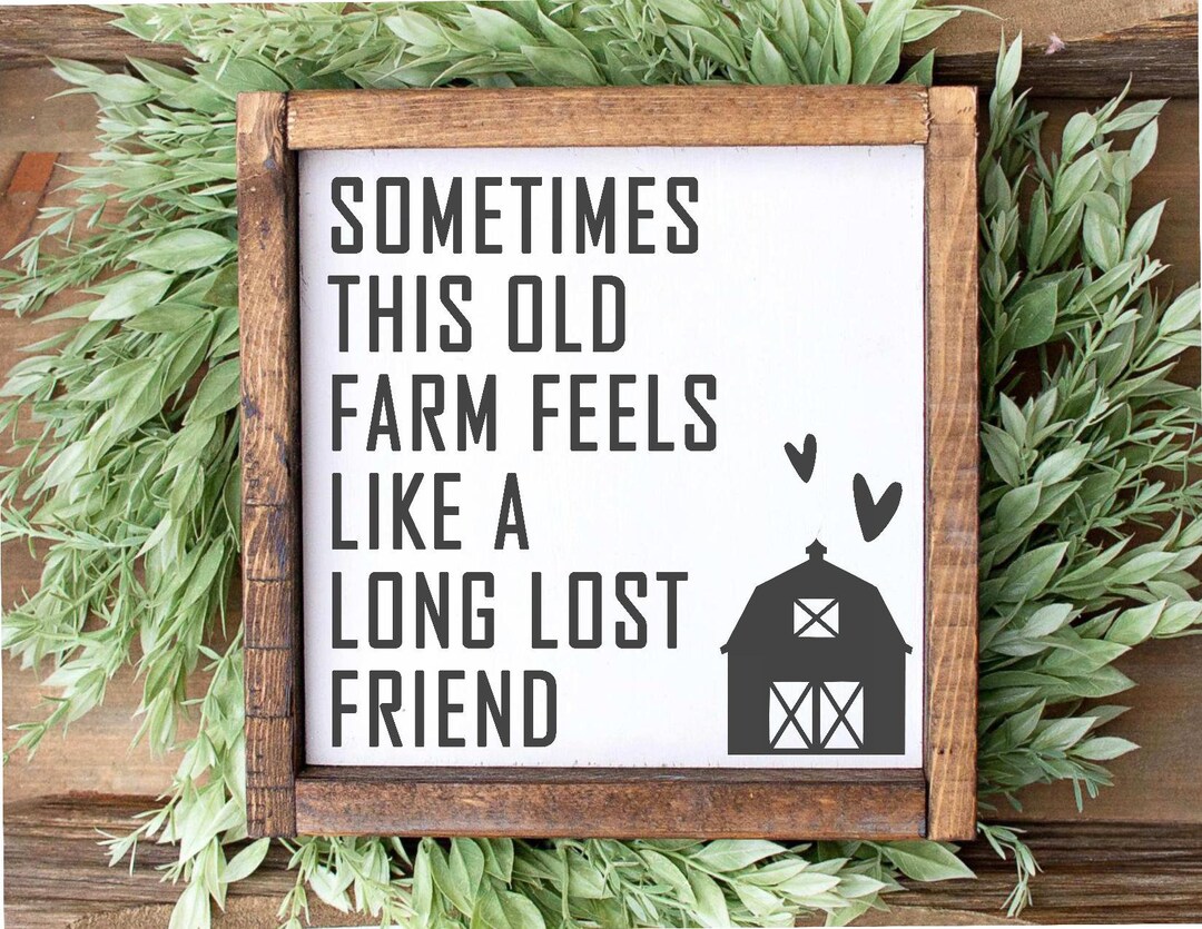 This Old Farm SVG, Farm Life SVG, Farmhouse Sign Quote SVG, Home Decor ...