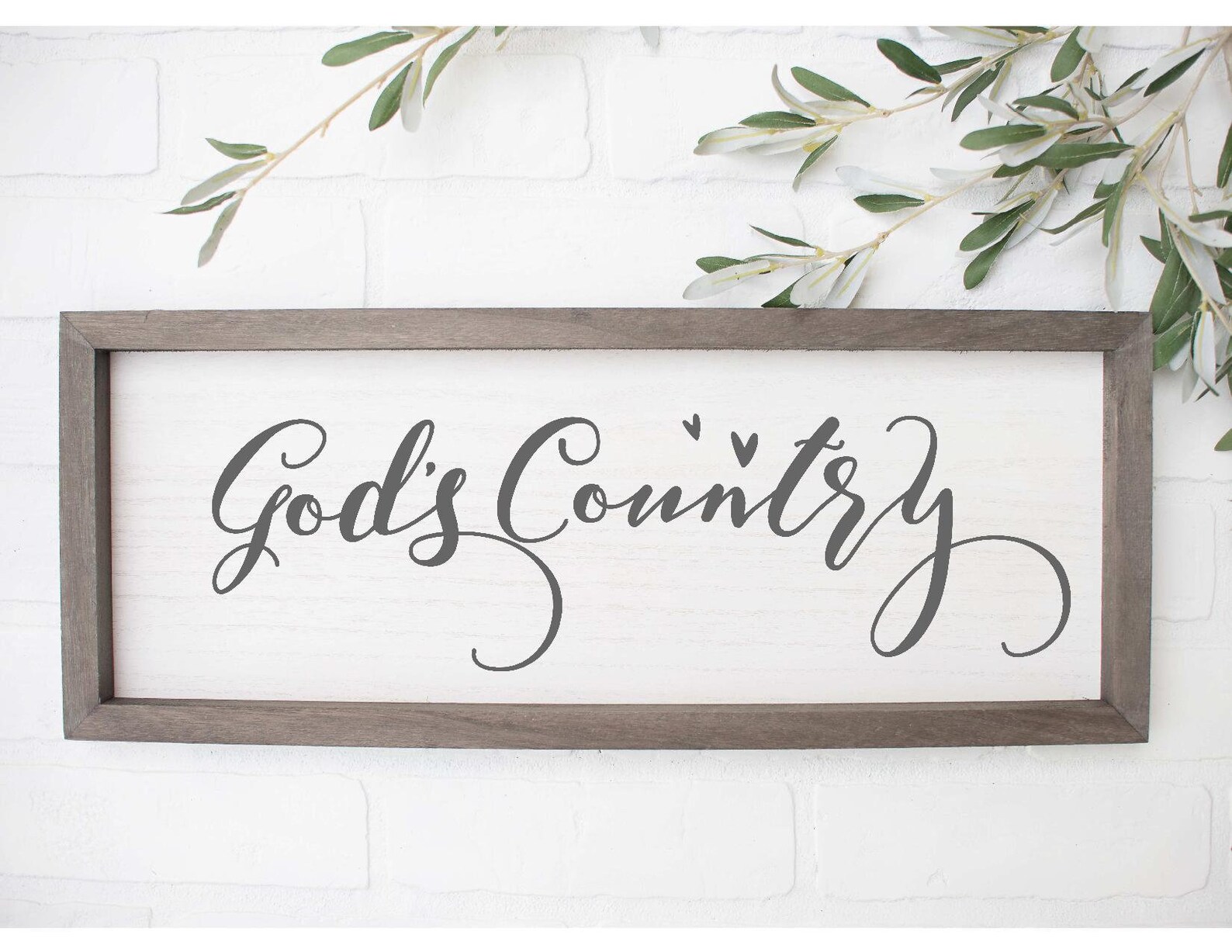 God's Country SVG Home Decor SVG Farmhouse Sign SVG | Etsy