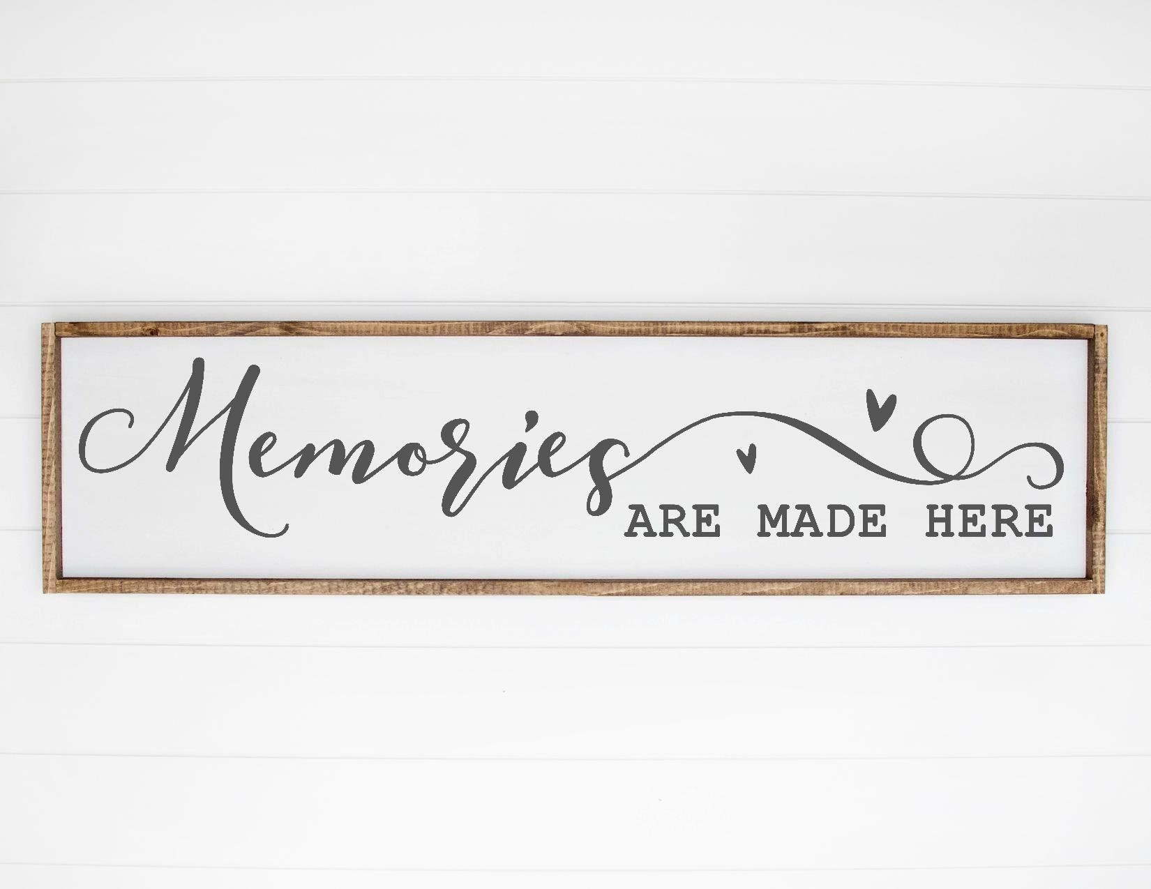 Memories Are Made Here SVG Inspirational Quote Sign SVG - Etsy