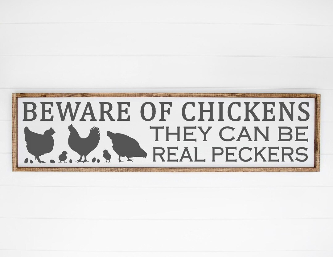 Chicken Sign SVG, Chicken Quote SVG, Home Decor SVG, Farmhouse, Poultry ...