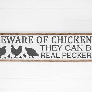 Chicken Sign SVG Chicken Quote SVG Home Decor SVG - Etsy