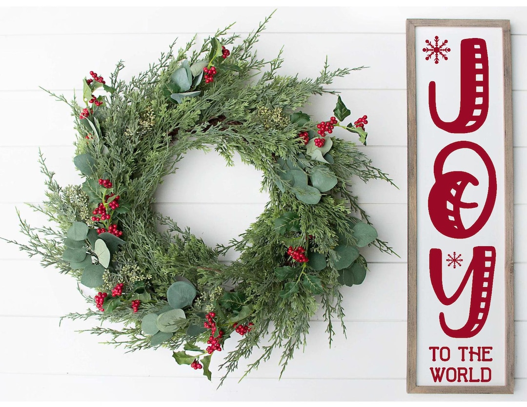 Joy to the World SVG, Christmas Sign SVG, Holiday Home Decor SVG ...