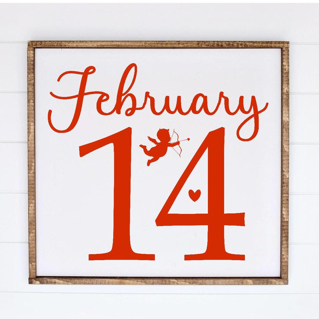 Valentines Day Sign SVG, February 14th SVG, Cupid SVG, Be Mine, Home ...