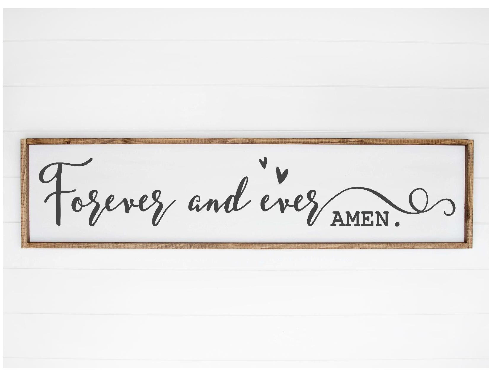 Forever And Ever Amen SVG Love SVG Family SVG Wedding Quote | Etsy