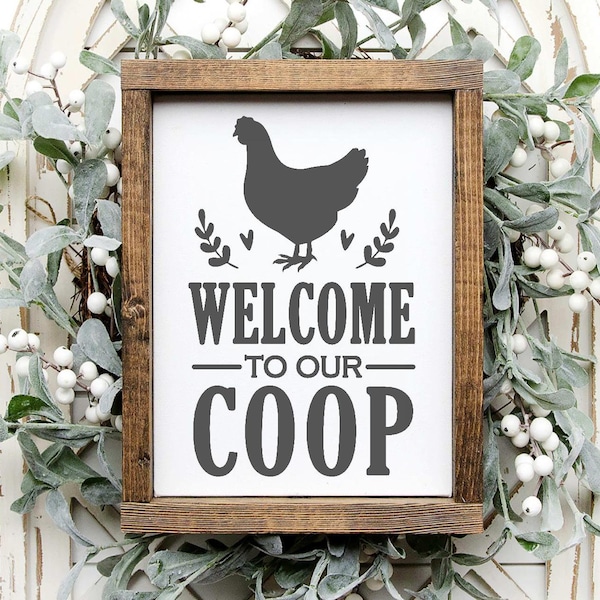 Family Chicken Coop Svg - Etsy