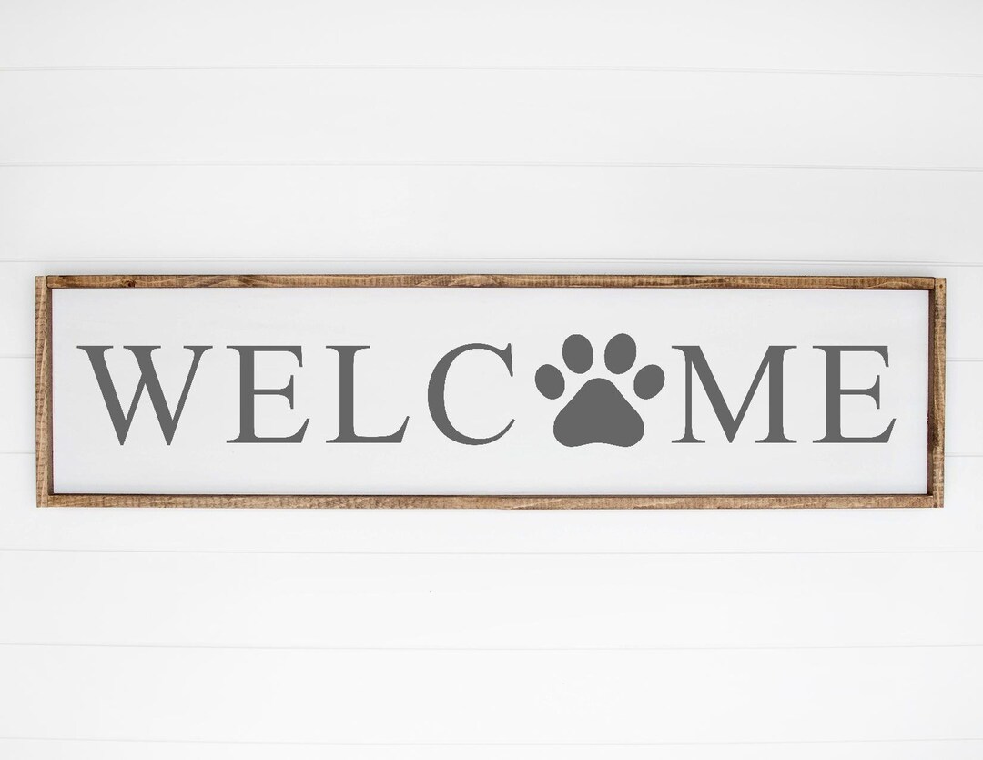 Welcome SVG, Dog SVG, Dog Sign SVG, Svg, Dog Lover, Family, Love Dogs ...