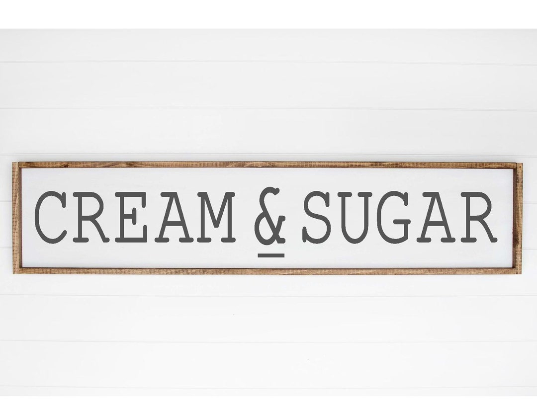 Cream and Sugar SVG, Home Sign SVG, Farmhouse, Kitchen SVG, Family ...