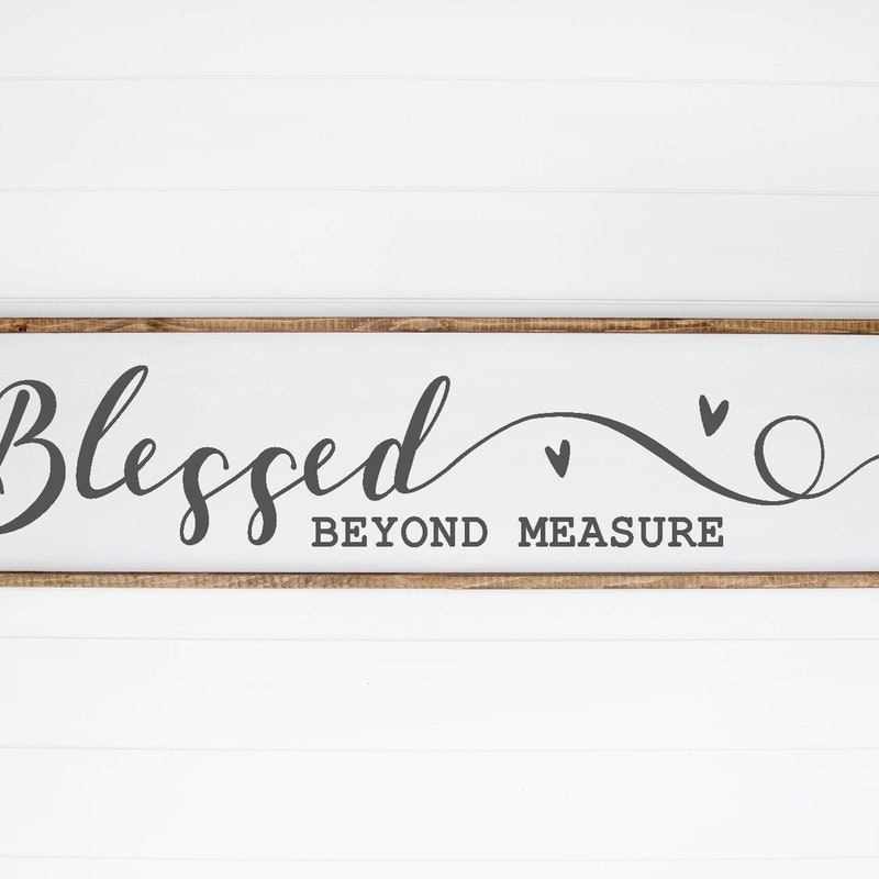 Blessed Sign - Etsy