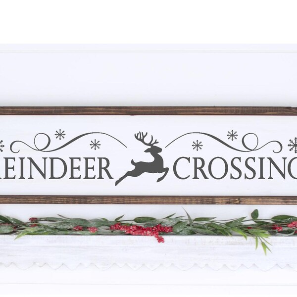 Reindeer Sign - Etsy
