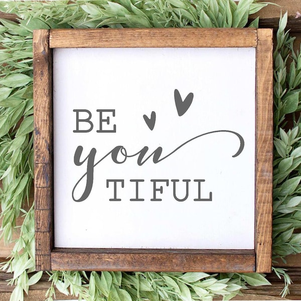 Beyoutiful Sign - Etsy