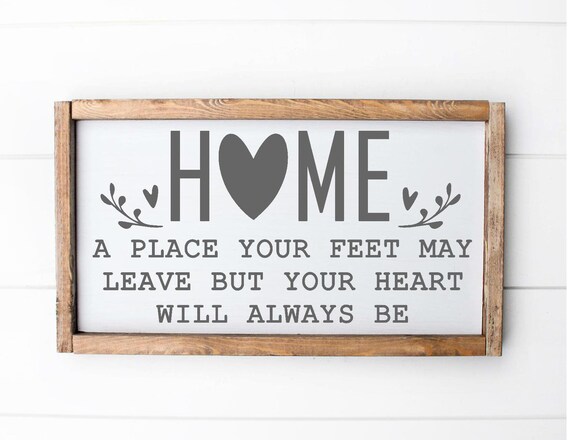 Home Sign SVG Home Quote SVG Farmhouse Family SVG Home - Etsy