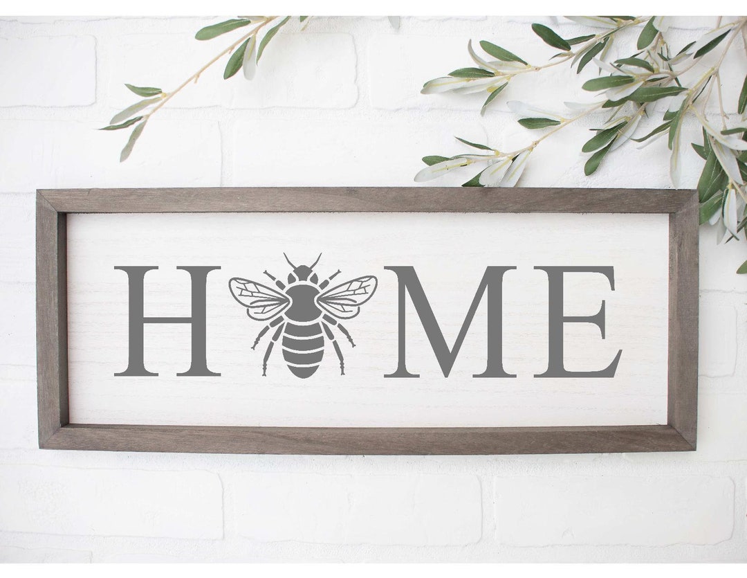 Bee Sign SVG, Home Decor Sign, Save the Bees, Kitchen, Honey Bee ...