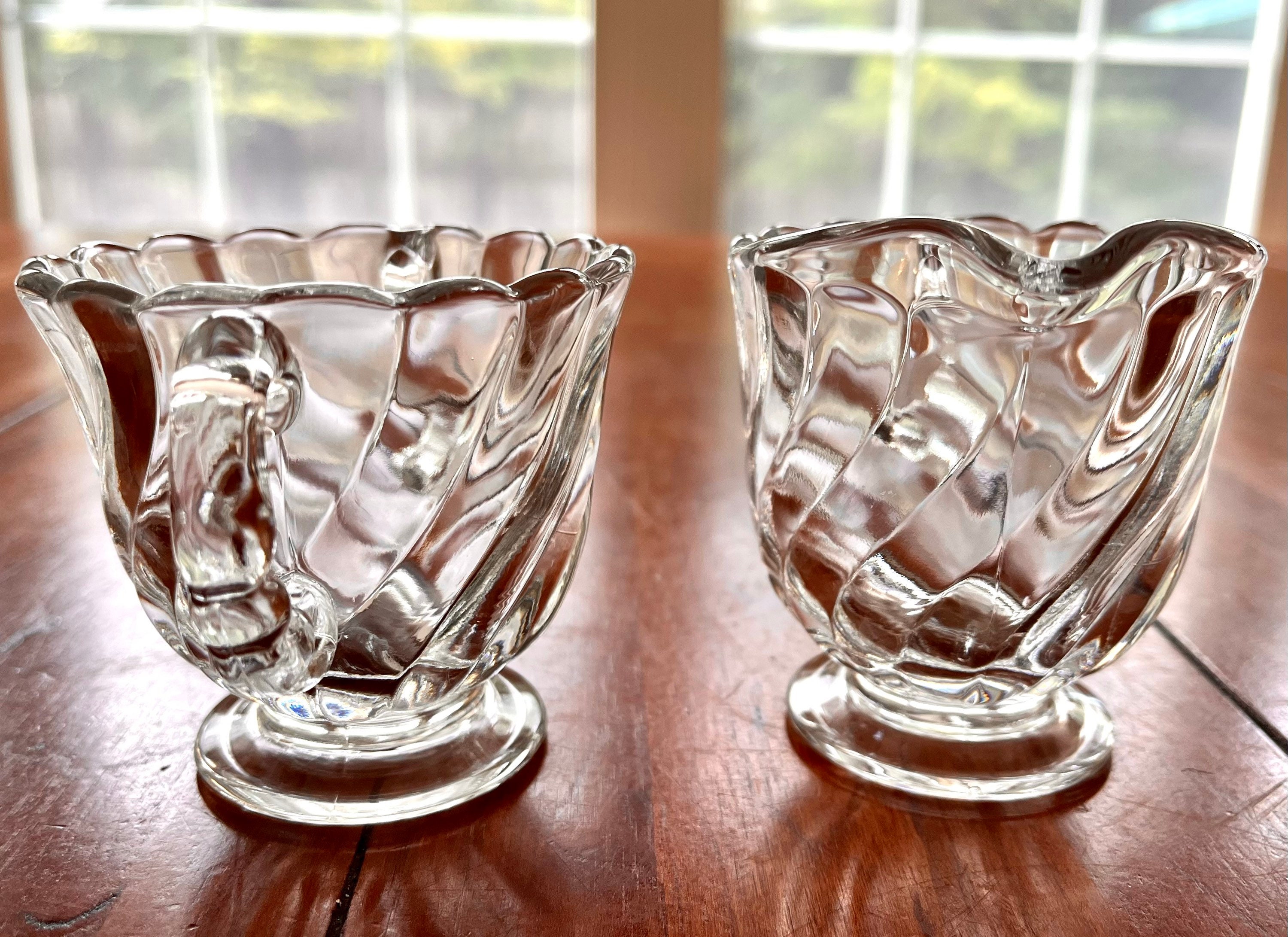 VINTAGE Fostoria Colony Clear Glass Lot of 3 Serving - Etsy