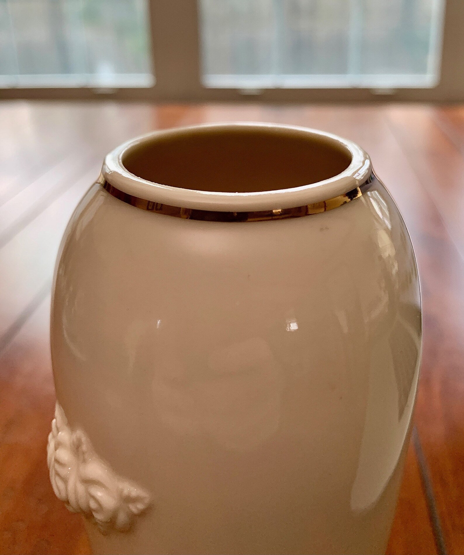 VINTAGE Lenox Collections Rose Blossom Vase Ivory | Etsy