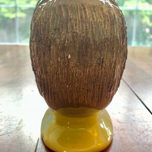 VINTAGE / 1950s Aborn Pottery Planter H-6 / Base verde lima / Tapa de ...