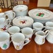 VINTAGE | Merry Brite Merry Christmas Dinnerware Set | 50 Pieces | 12 ...