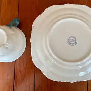 VINTAGE Harker Ware Pottery Corinthian Teal Pattern Set - Etsy