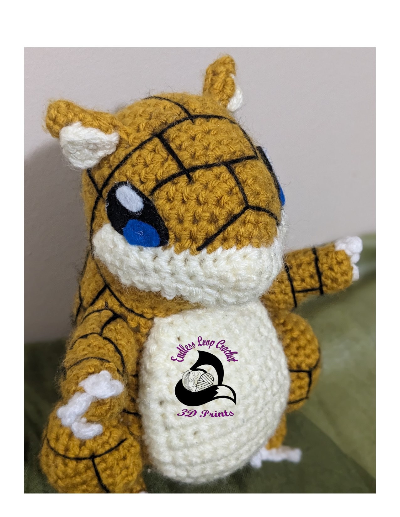Sandshrew Inspired Crochet - Etsy