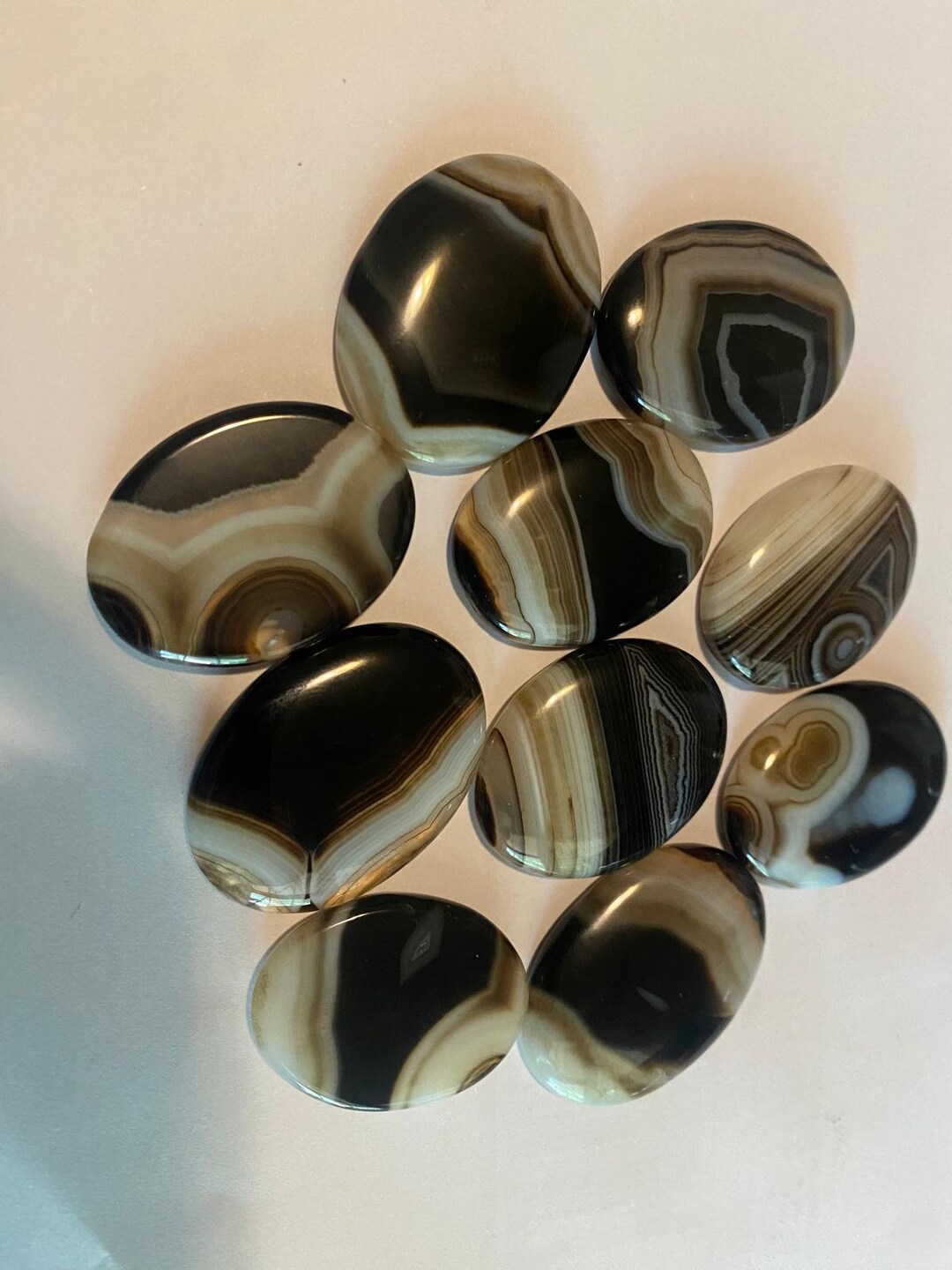 Sulemani Hakik Stone Oval Shape Worry Stone - Etsy Canada