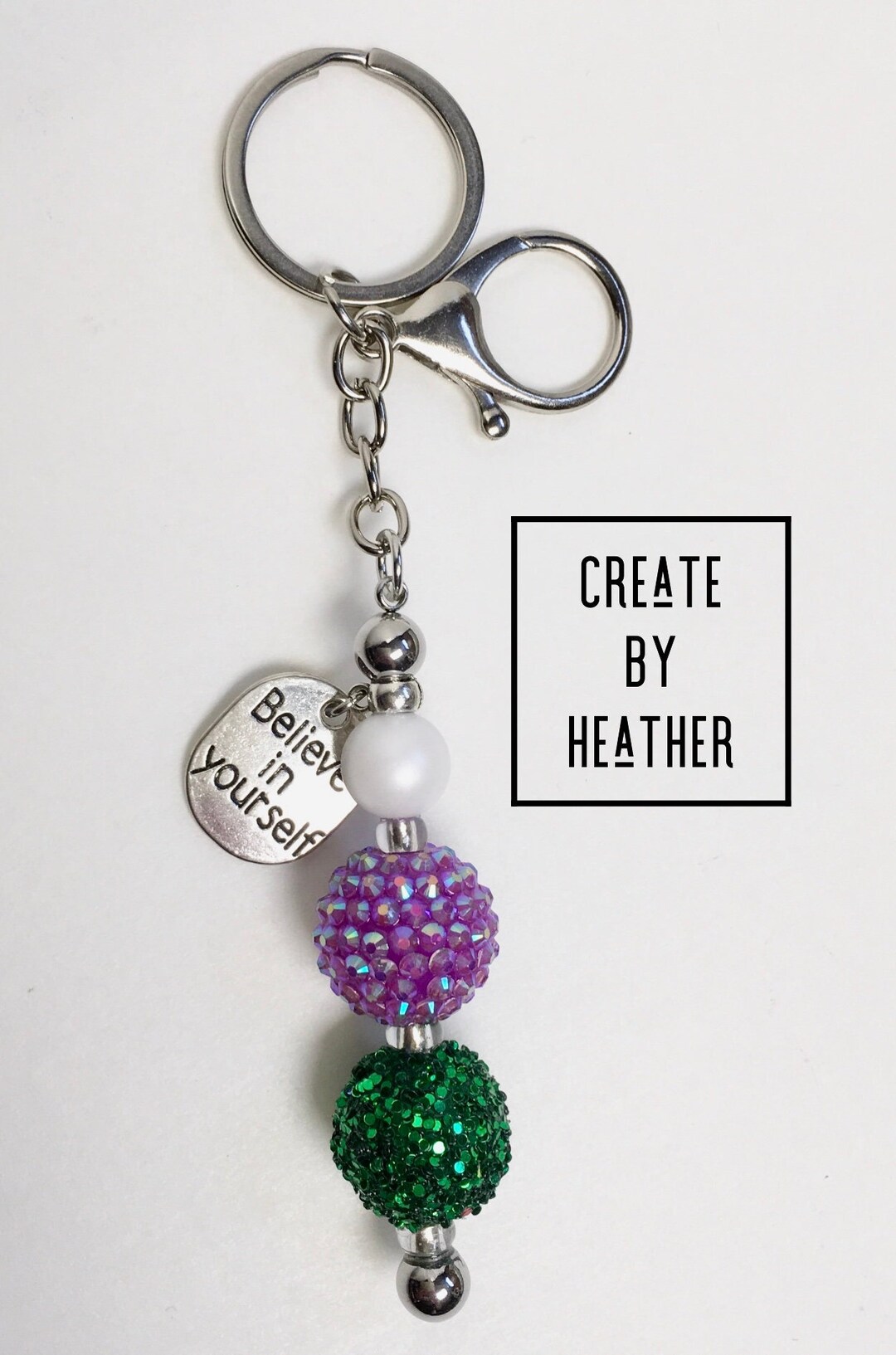 Beaded Keychains, Unique Keychains,keychain,beaded Bar Keychain ...