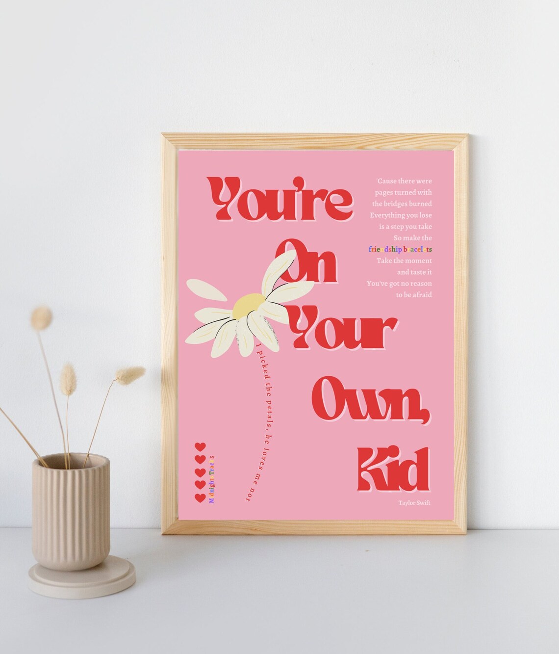 You're on Your Own, Kid Digital Poster, Taylor Swift Wall Decor ...