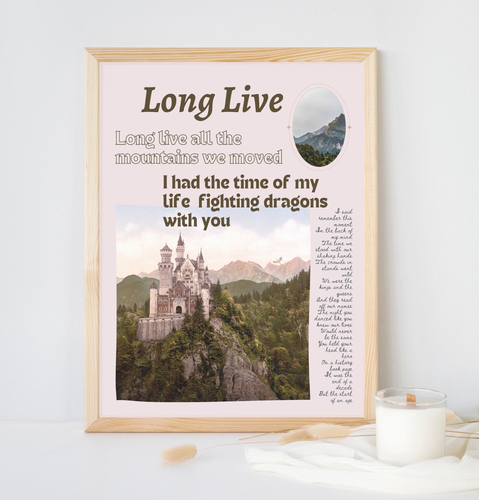 Taylor Swift Long Live Digital Print Swiftie Wall Decor - Etsy