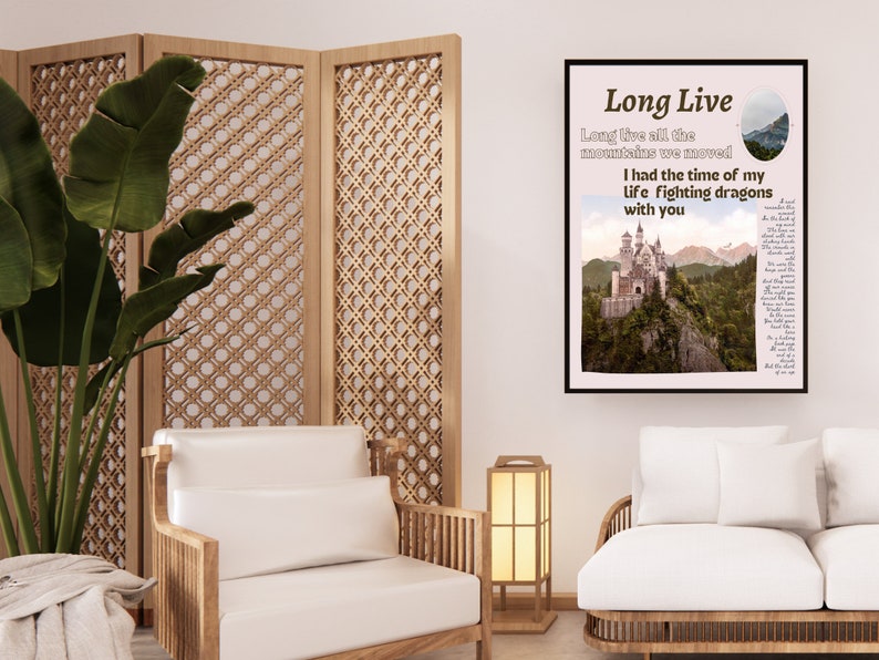 Taylor Swift Long Live Digital Print Swiftie Wall Decor - Etsy