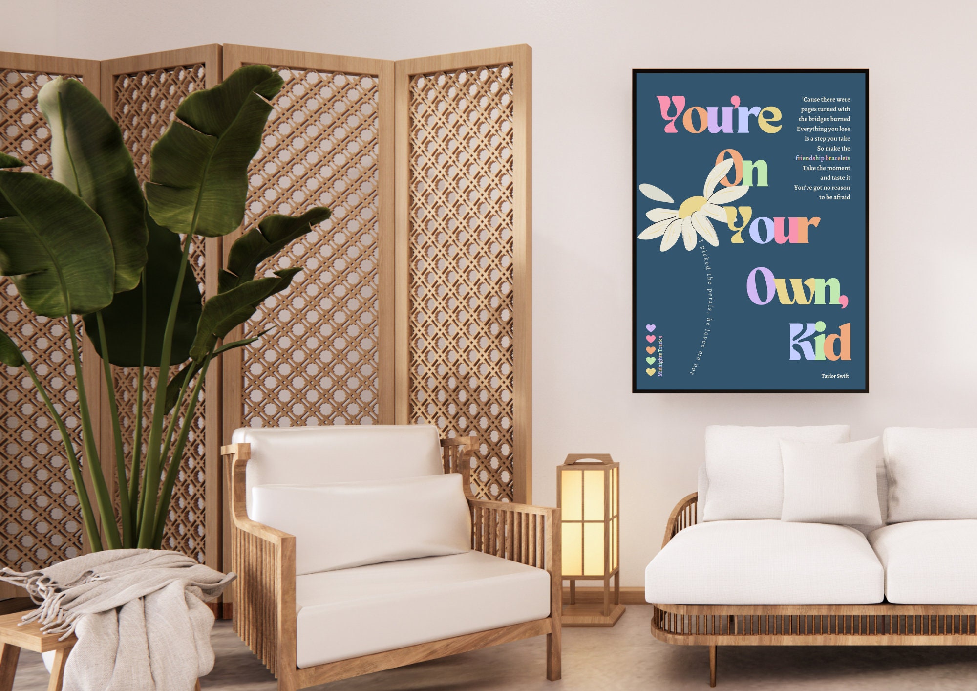 You're on Your Own Kid, Digital Poster, Swiftie Instant Download ...