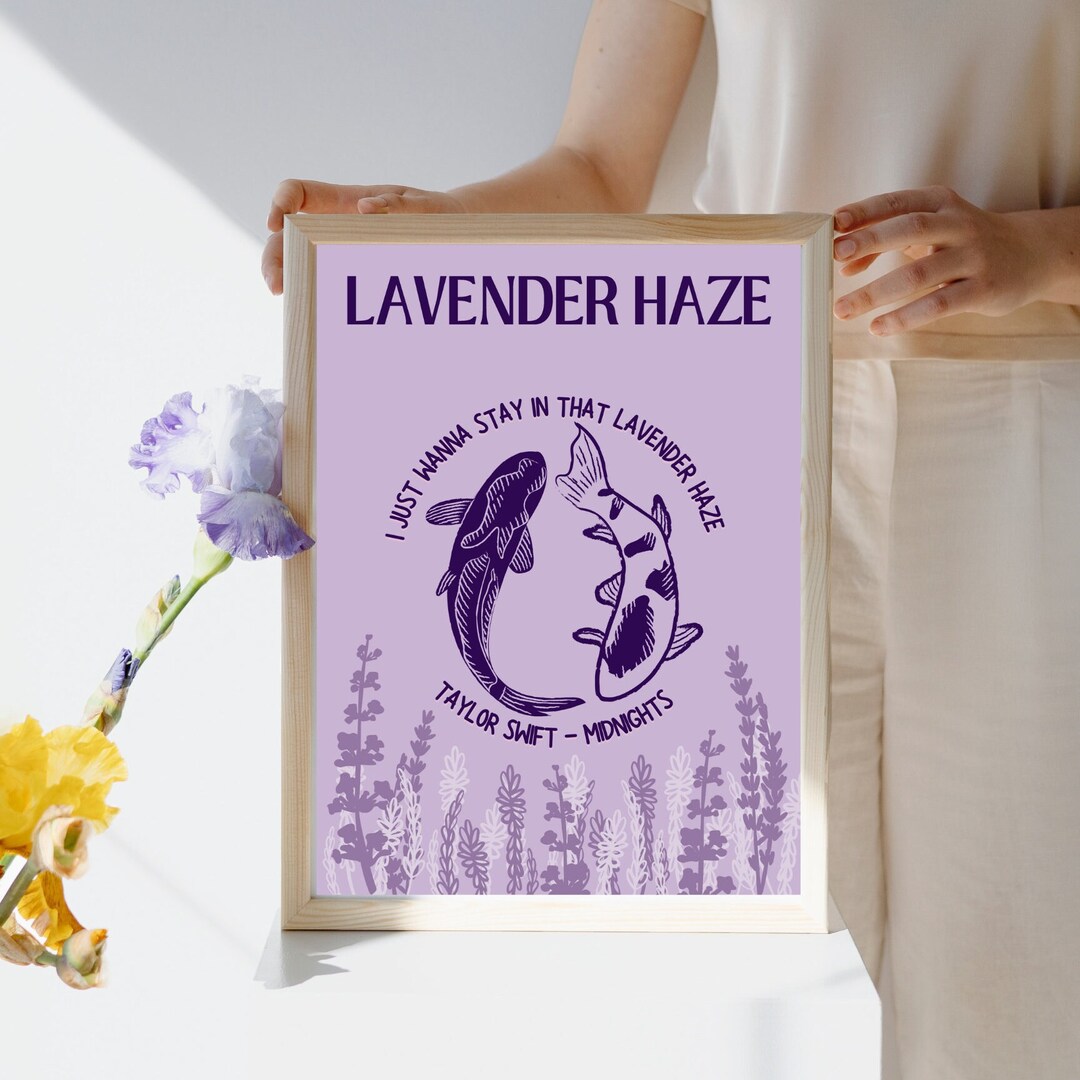 Lavender Haze Instant Download Poster Taylor Swift Print - Etsy