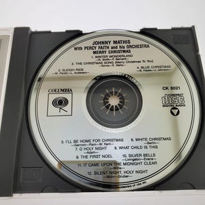 1958 Johnny Mathis With Percy Faith and His Orchestra CD Merry ...