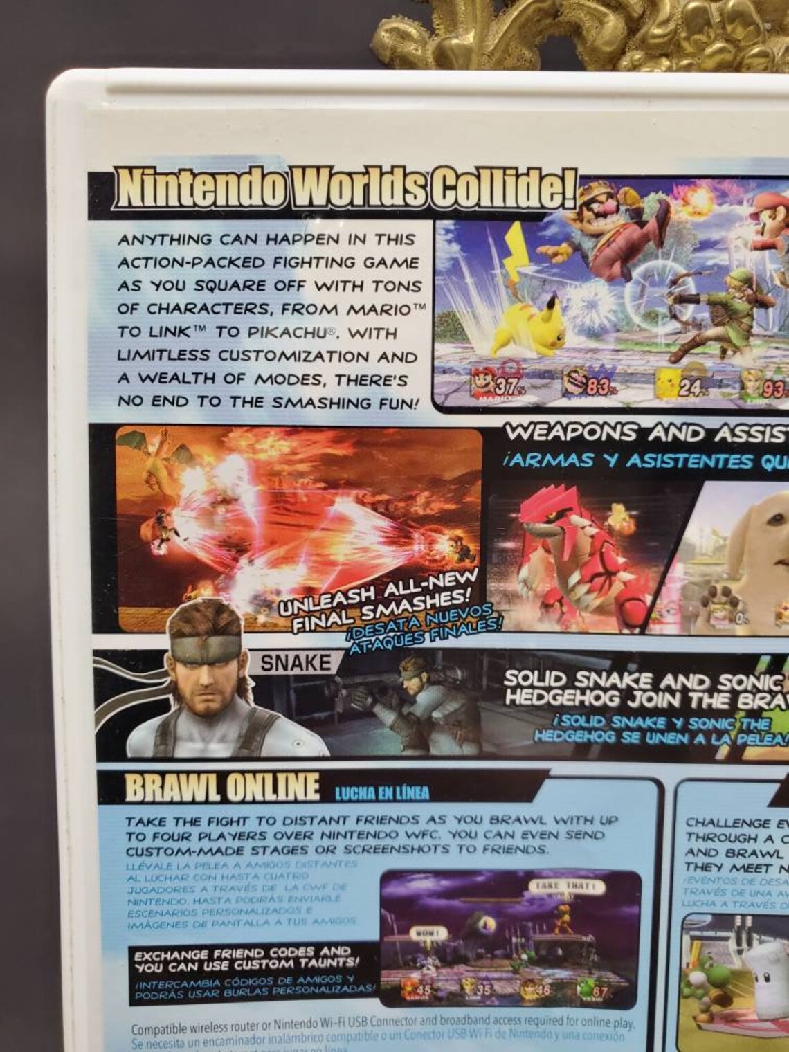 Super Smash Bros Brawl Nintendo Wii CD Video Game ISBN 0 45496 | Etsy