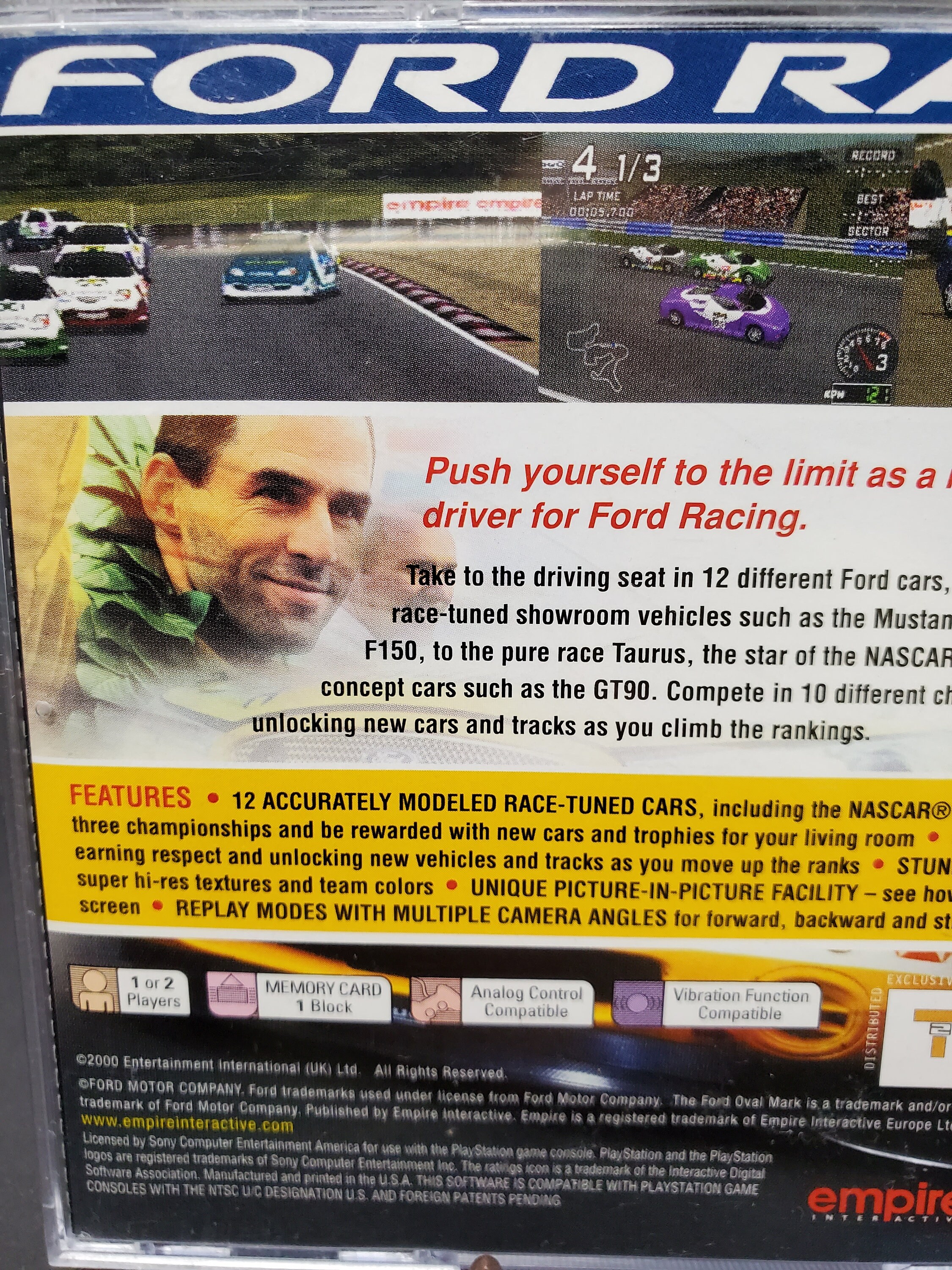 Playstation 1 Ford Racing Sony Playstation One PS1 Video Game | Etsy