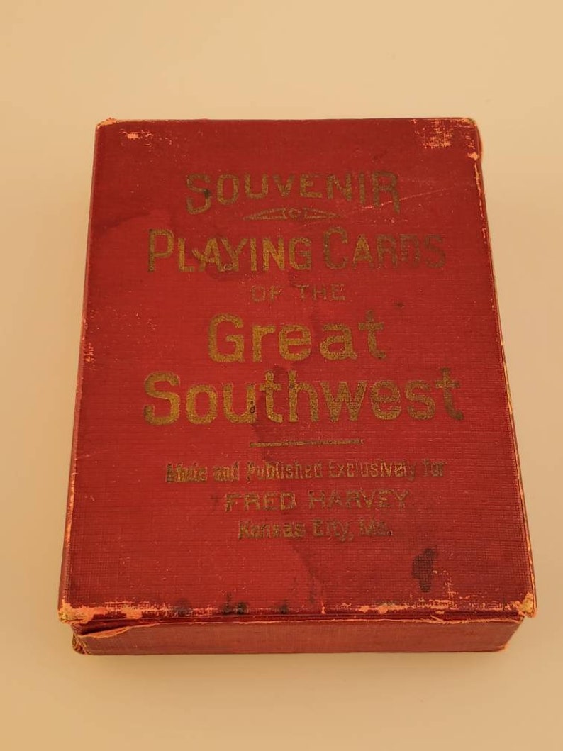 Late 1800's Deck of 52 Playing Cards Fred Harvey the Great - Etsy