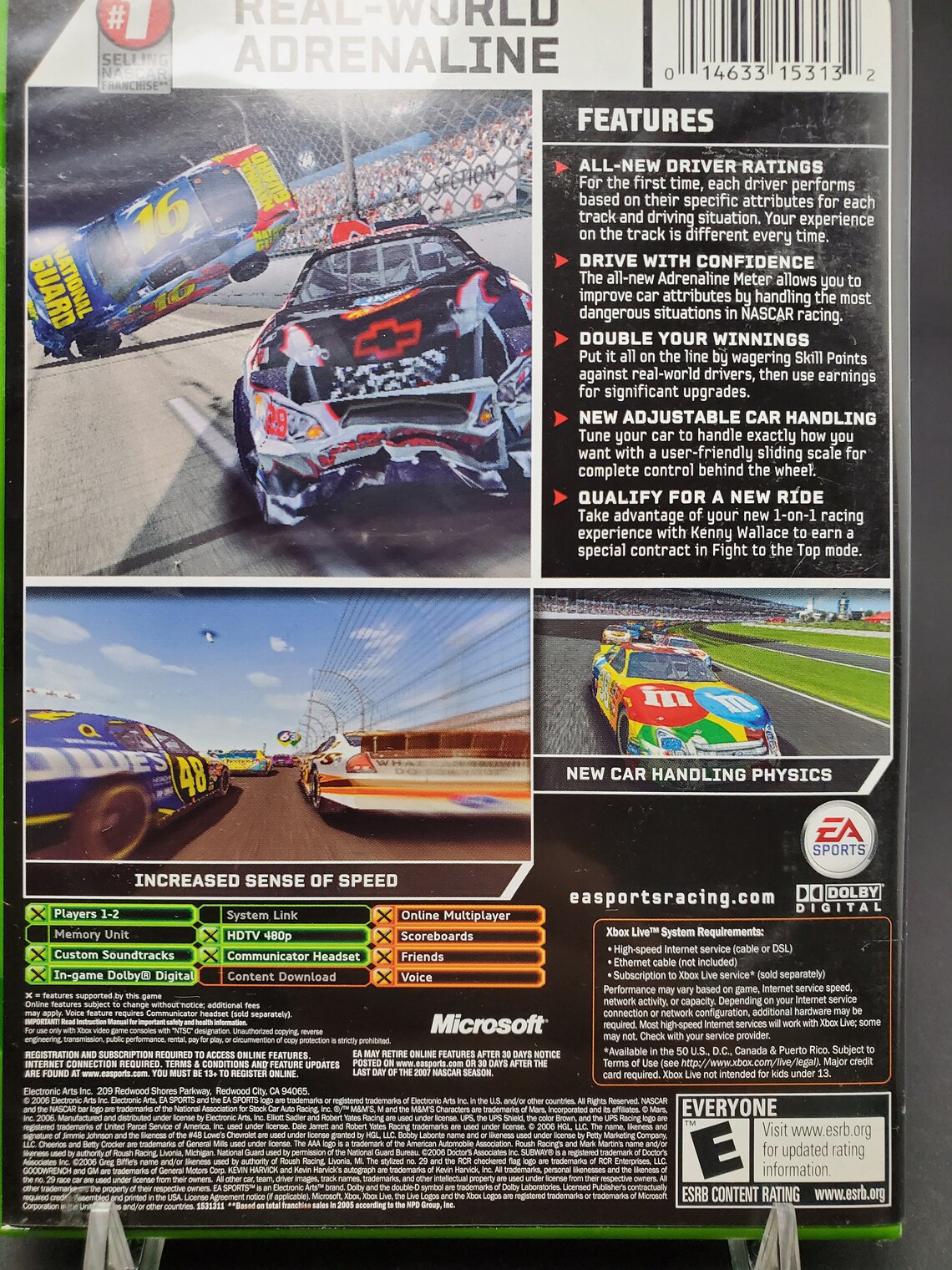 Xbox Live NASCAR 07 Racing Microsoft Video Game CD | Etsy