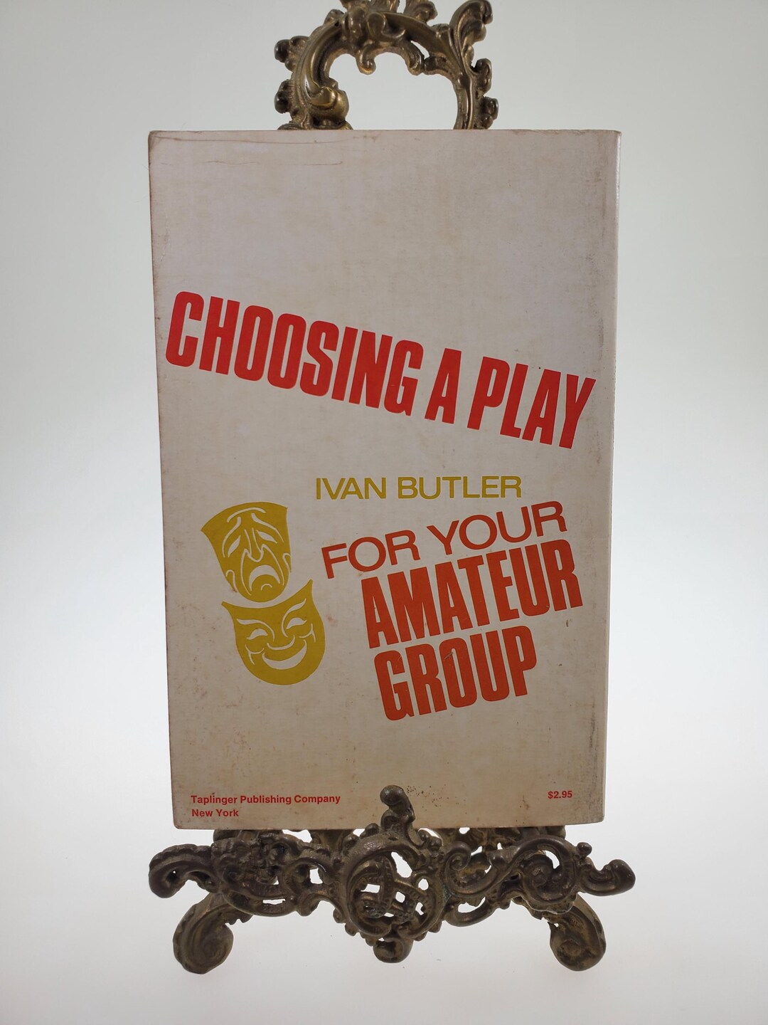 1972 Choosing A Play for Your Amateur Group Softcover Book by Ivan ...