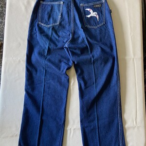 1970s 80s Disco Jeans, Gitano Jeans Vintage, Dark Wash Jeans, High ...