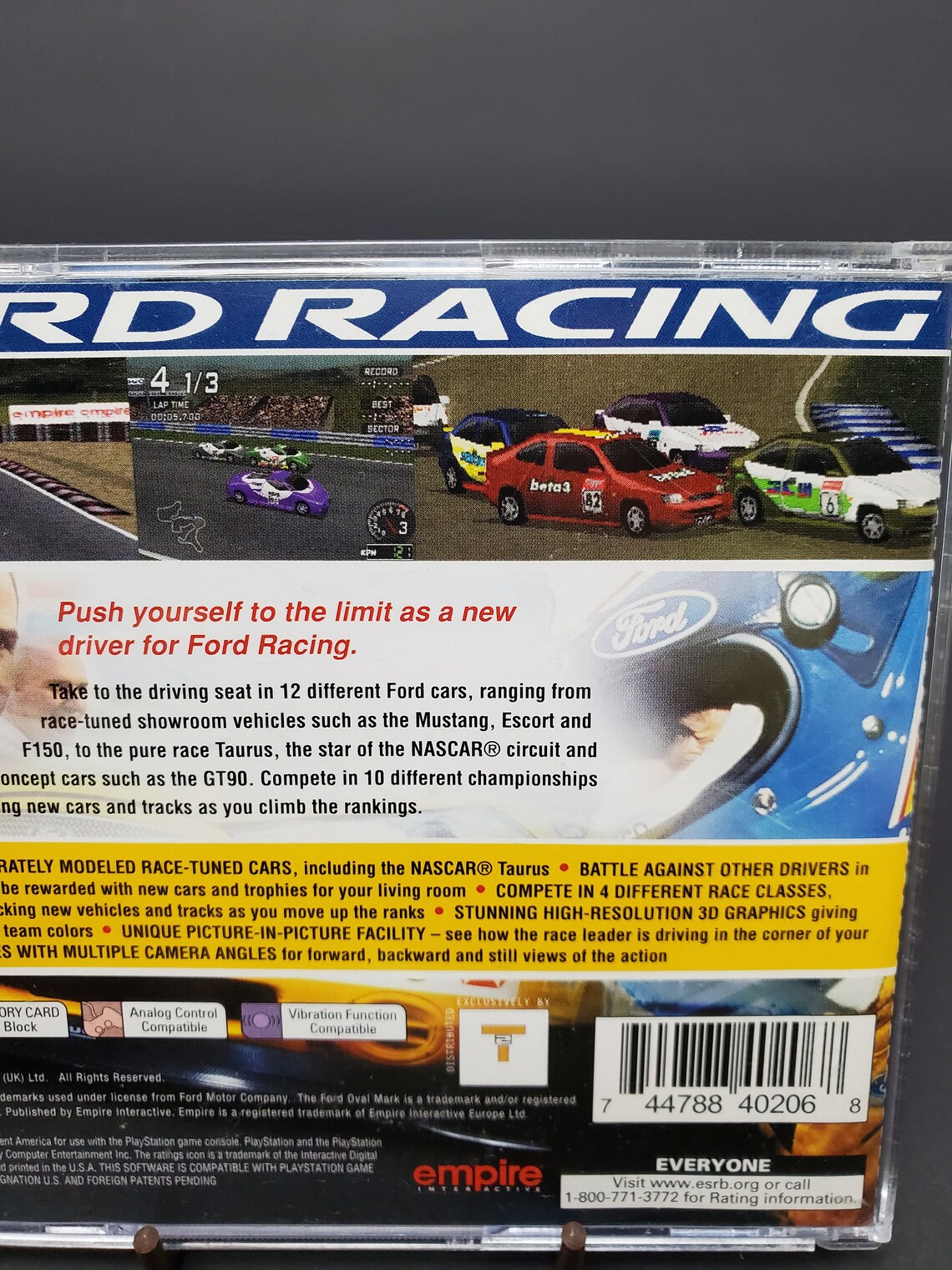 Playstation 1 Ford Racing Sony Playstation One PS1 Video Game | Etsy